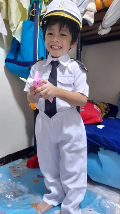 SEAMAN COSTUME Career Costume for kids to teen Seaman set | Lazada PH