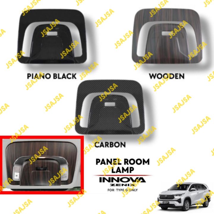 Panel Room Lamp All New Innova Zenix 2022 2023 2024 Hitam Wood Carbon ...