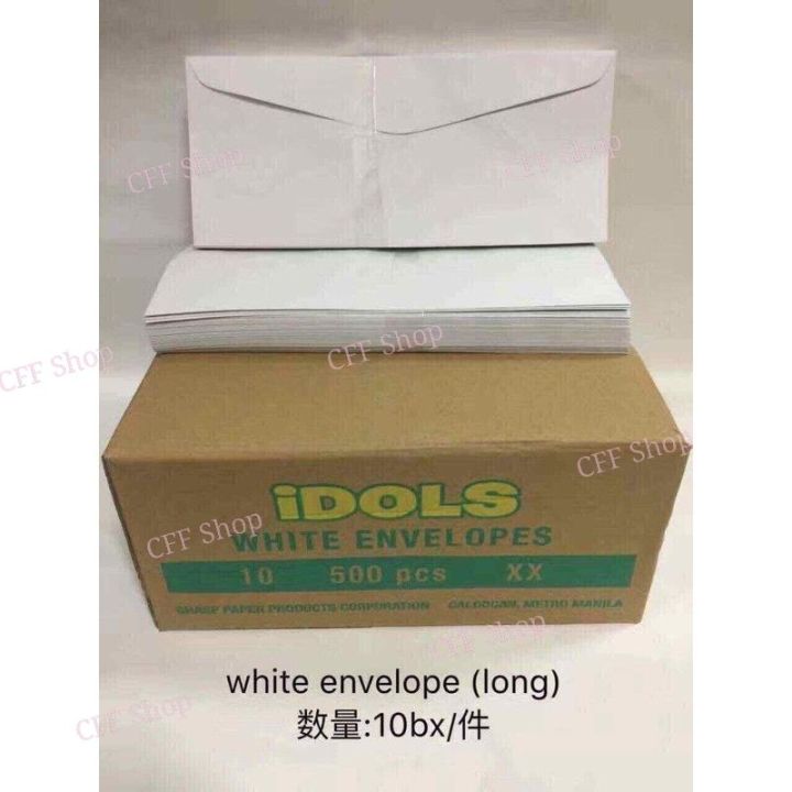 Idols Long white envelope 50pcs/pack money envelope | Lazada PH