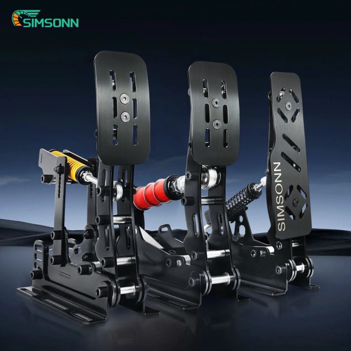 SIMSONN PC Simracing Pedals Black Sim Racing Simulator Pedal Pressure ...