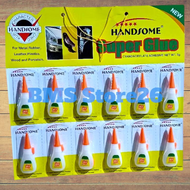 Lem Power Botol - Lem Power Glue Handsome - 1 Lembar Isi 12 Pcs ...
