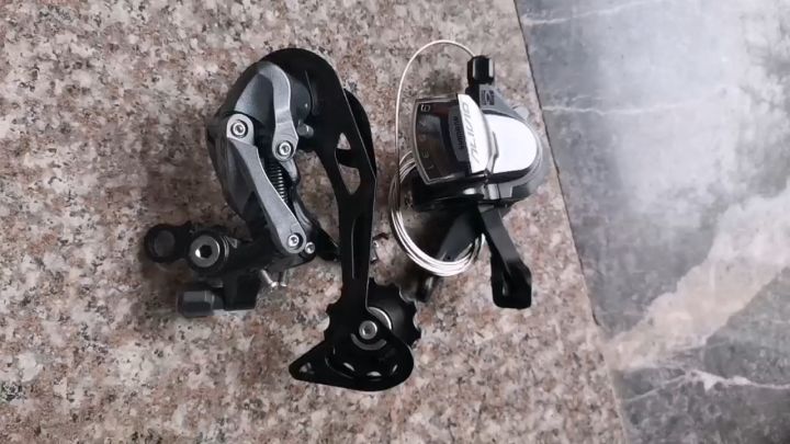 Shimano shifter 9 Speed Groupset Alivio M4000 9 speed RD Shifter MTB ...