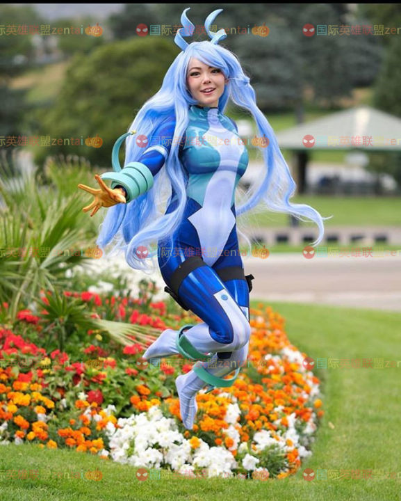 My Hero Academia Undulating Spiral Roll Nejire Hado Cosplay One-Piece ...