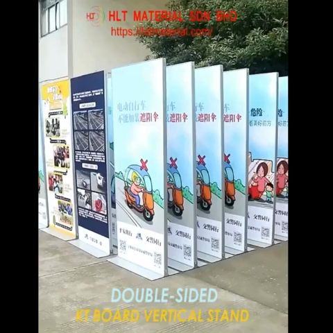 Vertical Floor 2 Sided KT Board Standing Advertising Poster Display ...