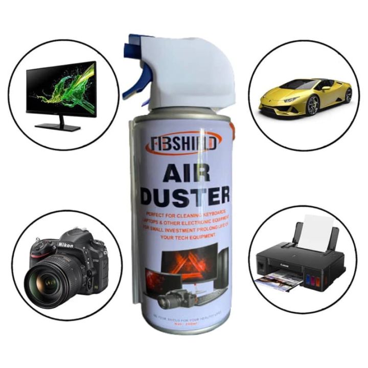 Air Duster Cleaning Compressed With Nozzle(200ml) | Lazada