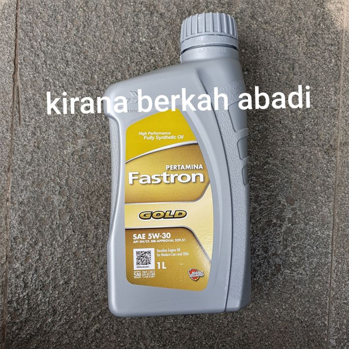Fastron Gold SAE 5W-30 API SN/CF kemasan 1Liter | Lazada Indonesia