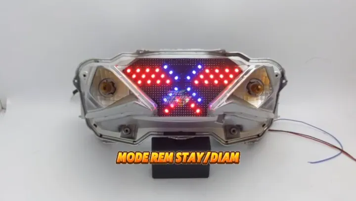 Lampu Rem New FreeGo X Mode 8 10 Mode Running Otomatis Manual Lampu Rem ...