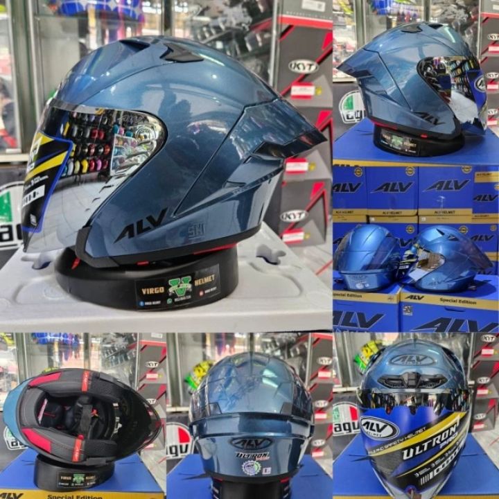 HELM HALF FACE ALV ULTRON PRO DACK TAIL SNI ORIGINAL | Lazada Indonesia