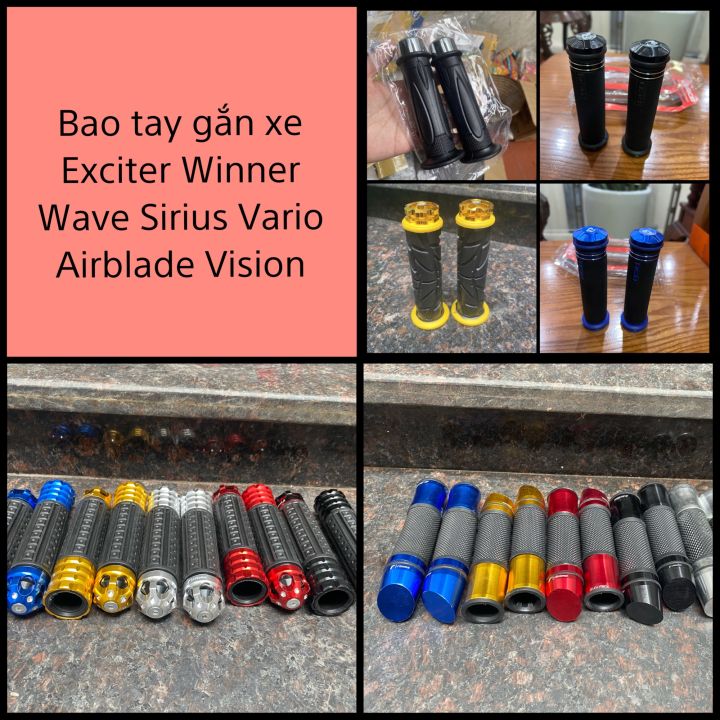 Bao tay cầm nắm xe máy exciter 150 ex 135 sirius winner x v1 v2 v3 wave ...