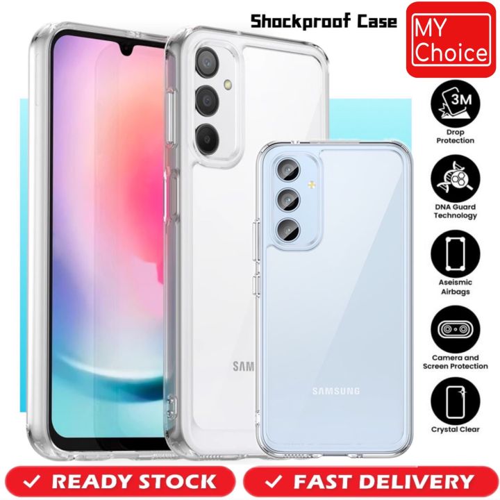 2D Transparent Case Samsung A54 5G A14 5G A34 5G A24 Samsung A14 DropGuard Case | Lazada