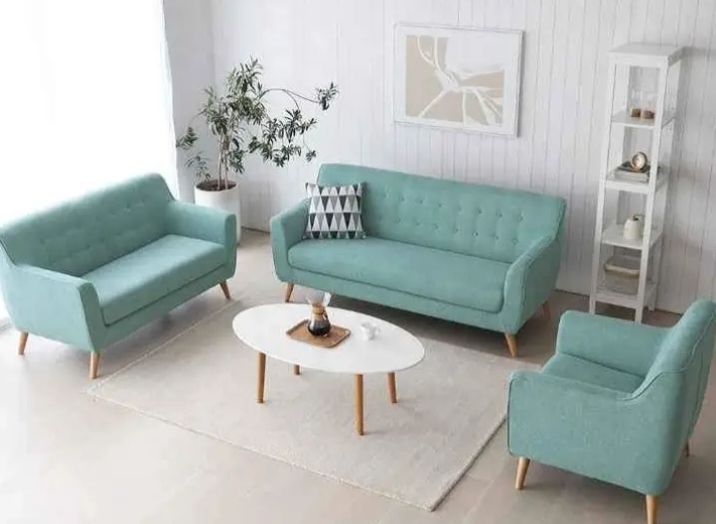 Sofa Vintage biru tosca antik dan cantik | Lazada Indonesia