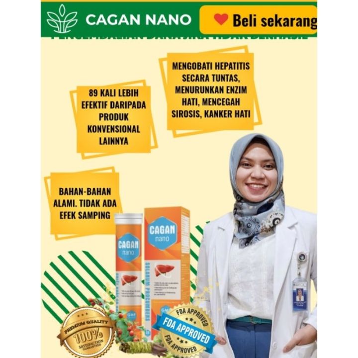 CAGAN NANO Tablet effervescent untuk pasien liver | Lazada Indonesia