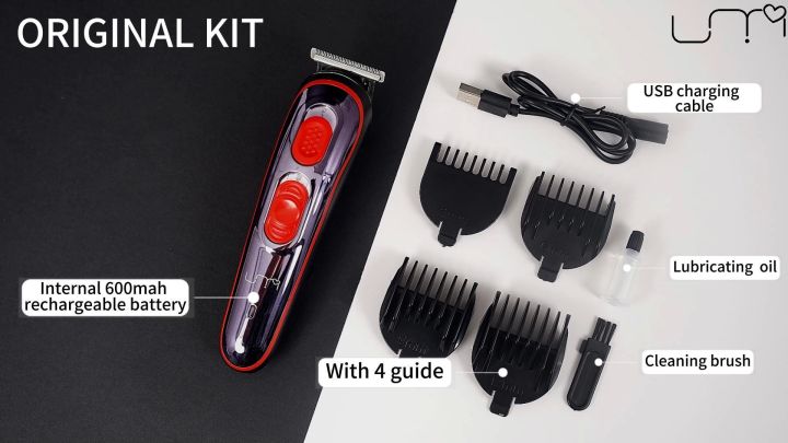 UMI Professional Hair Clipper Rechargeable 600MAH Beard Trimmer Hair ...