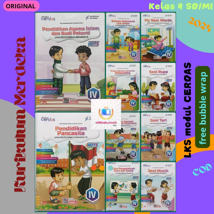 LKS Cerdas Kelas 4 SD MI Kurikulum Merdeka edisi 2024/2025 | Lazada Indonesia