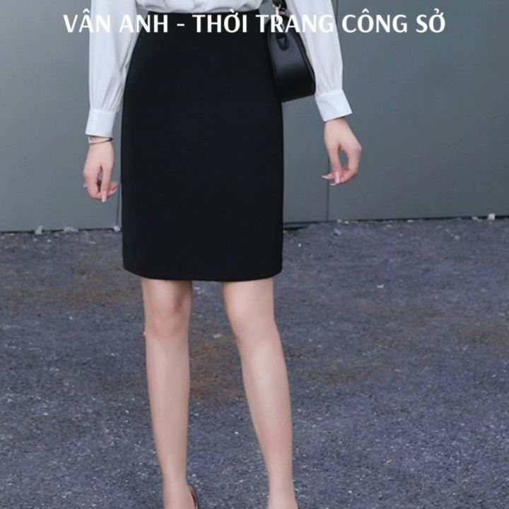 Chân váy bút chì công sở, dáng dài - MS29 Vannhshop | Lazada.vn