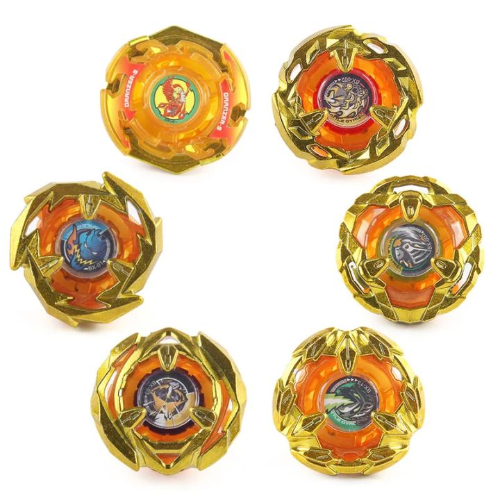 Beyblade Gyro X Series Toys 6 BX Gyros Gold Edition Persistent Attack ...
