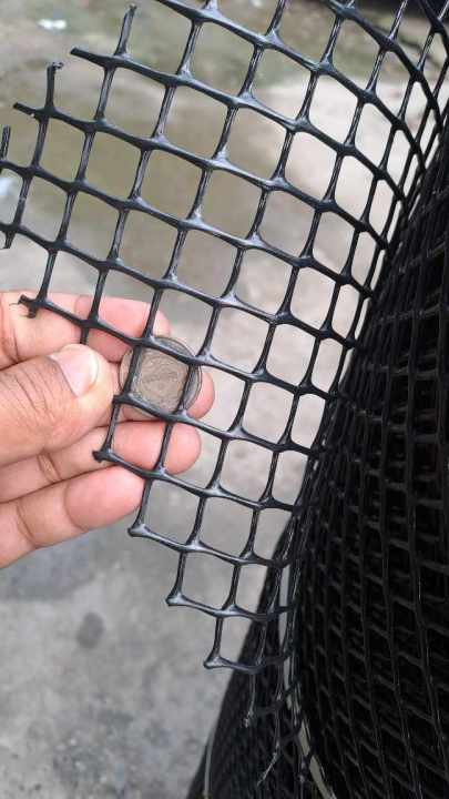 plastic screen net. color black per meter 4ft hight | Lazada PH