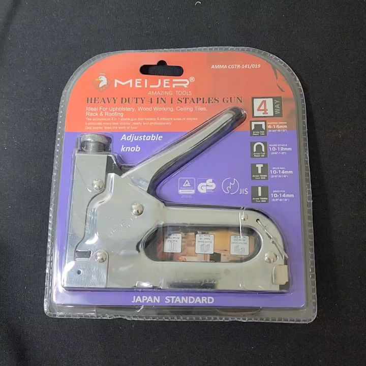 Meijer Staples Gun Tacker 3 In 1 / Staple Jok Tembak Hekter 3 Way ...