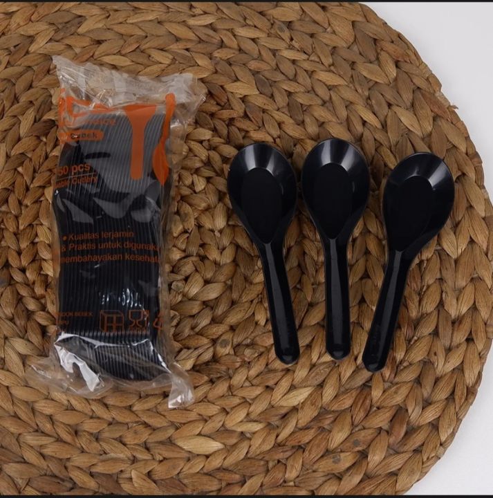 Sendok Bebek Plastik Hitam Isi 50pcs / Sendok Makan Plastik Bebek Hitam ... Sendok Bebek Plastik Hitam Isi 50pcs / Sendok Makan Plastik Bebek Hitam ...