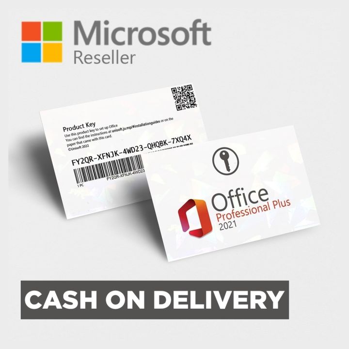 Microsoft office professional Plus 2021 bind key ( CARD ) | Lazada PH