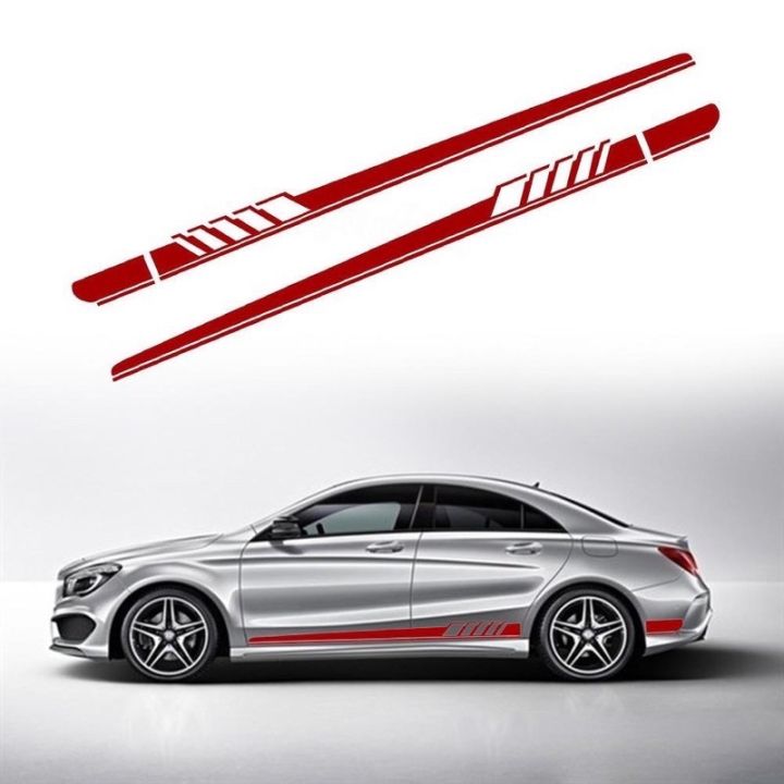 [Ready Stock] S101# 100% Match 2pcs Car Side Body Vinyl Decal Sticker ...