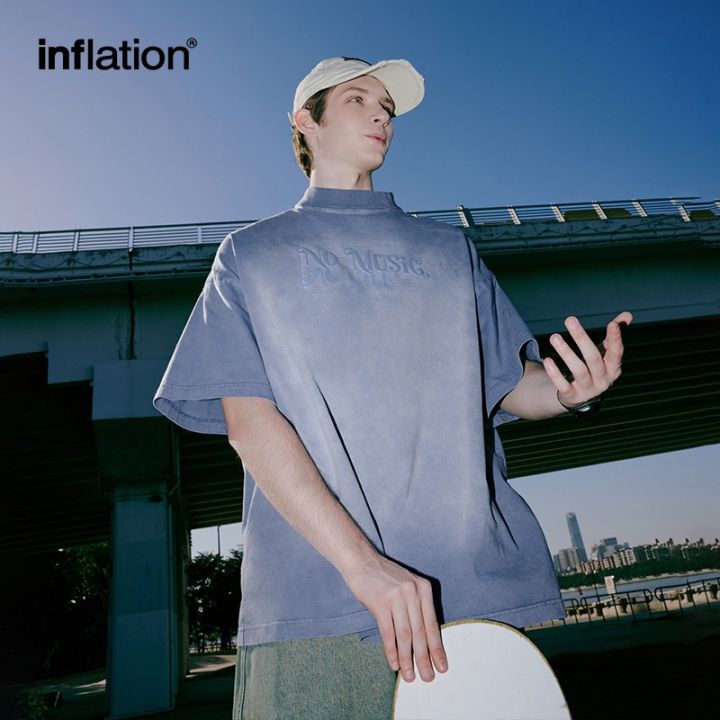 INFLATION brand Men's Youth Students 2024 Spring/Summer New Dyed 3D ...