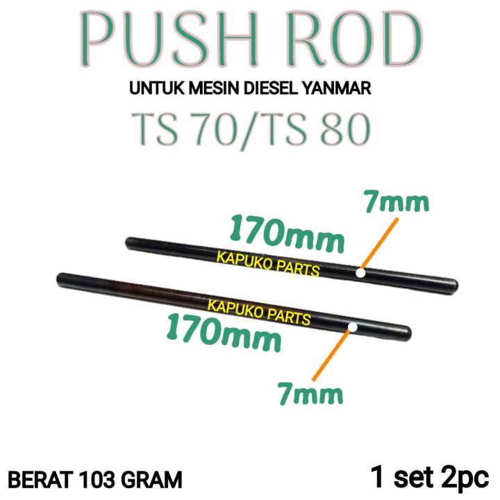 TS 70 TS 80 PUSH ROD UNTUK MESIN DIESEL YANMAR | Lazada Indonesia