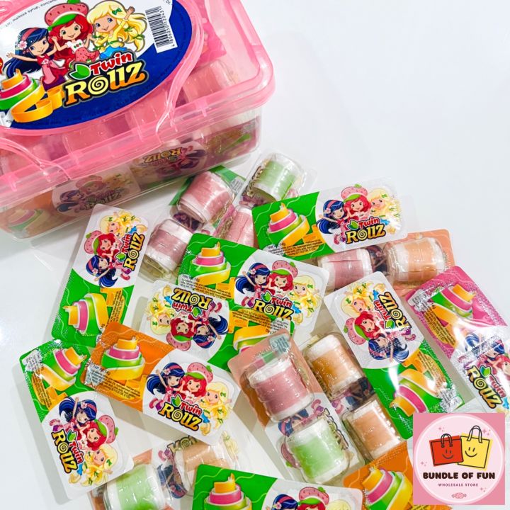 30 pcs Twin Rollz Bubble Gummy / / Party Giveaway / Lootbag Filler ...