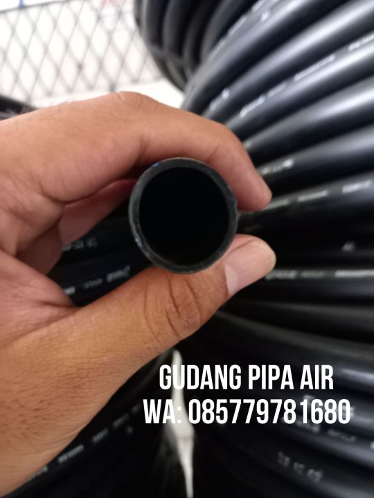 Pipa hdpe atau pipa pdam / pipa hitam / pipa kebun 3/4 inch pn 10 (25mm ...