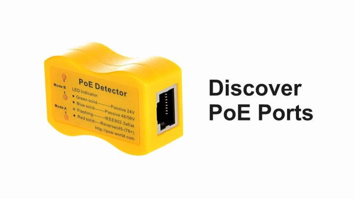 Portable Pocket-size PoE Detector Quickly Identify PoE on Any Port LED ...