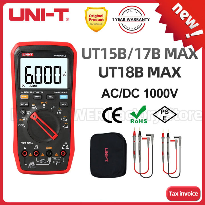 2023 New UNI T UT17B MAX Professional Digital True RMS Multimeter ...