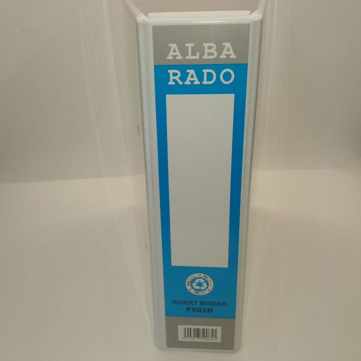 Alba Rado 50mm PVC 2D White Ring File F4 Insert Binder P502D | Lazada