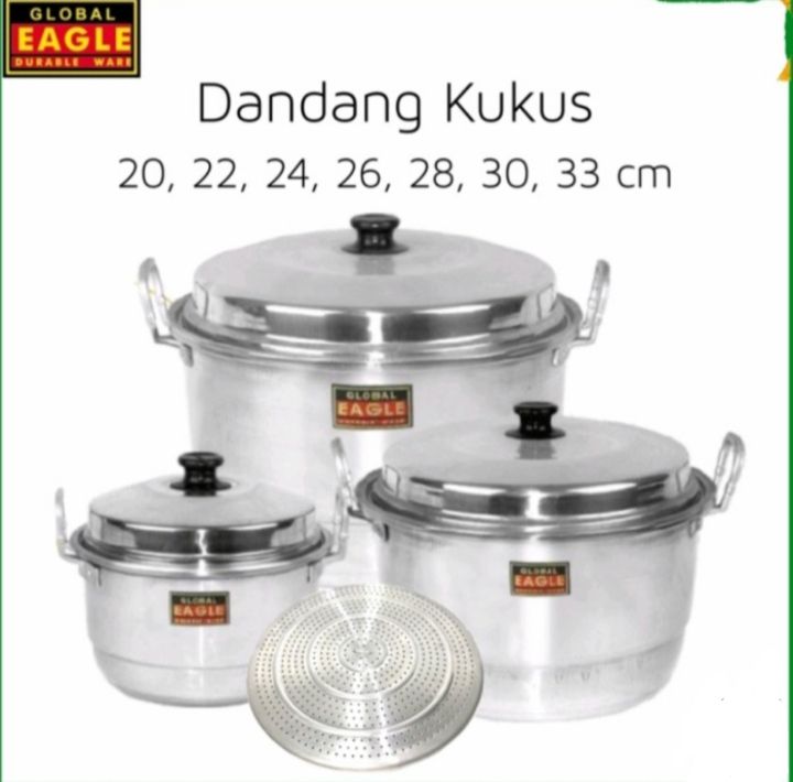 Panci SG Panci Langseng Kukus Alumunium Ada Sarangnya Global Eagle ...