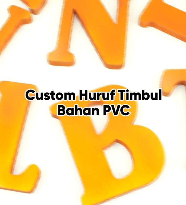 Huruf Timbul Custom / Huruf Timbul PVC Foam Board | Lazada Indonesia