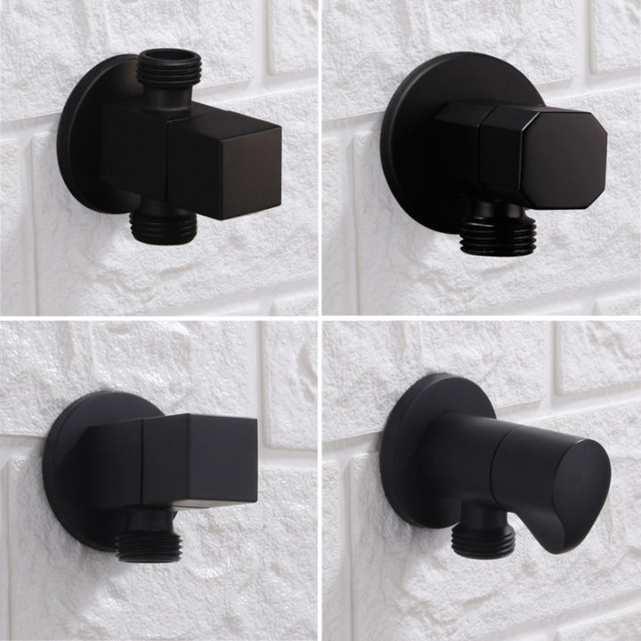 German Black Angle Valve Copper Triangle Valve Angle Valve Water ...