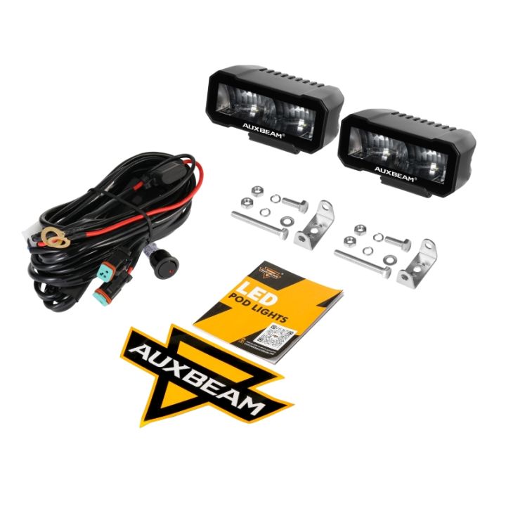 LED Driving Beam Lights Pod 2pcs 4.6 inch CM-5007 LED Driving Light ...