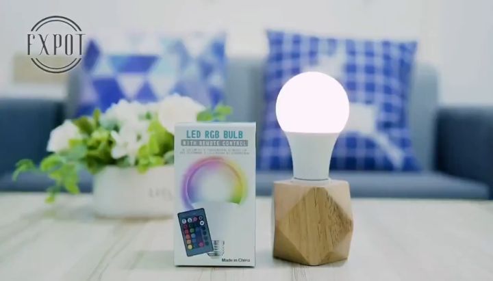 【Philippines Stock】5/10/12/15W E27 RGB Remote Control Bulb Led Lights ...