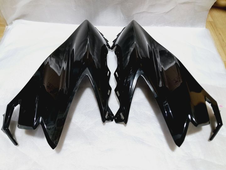 SGP Shield Leg Front Glossy Black Burgman 125 / Street | Lazada PH