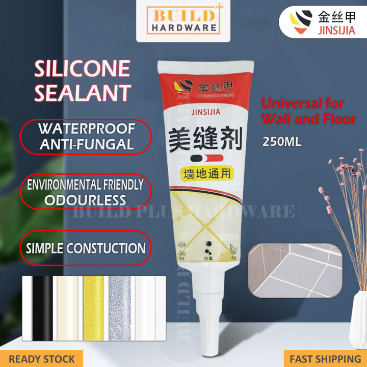 JINSIJIA 250ml Silicone Sealant (Anti-Fungal) Set Wall Floor Tile ...