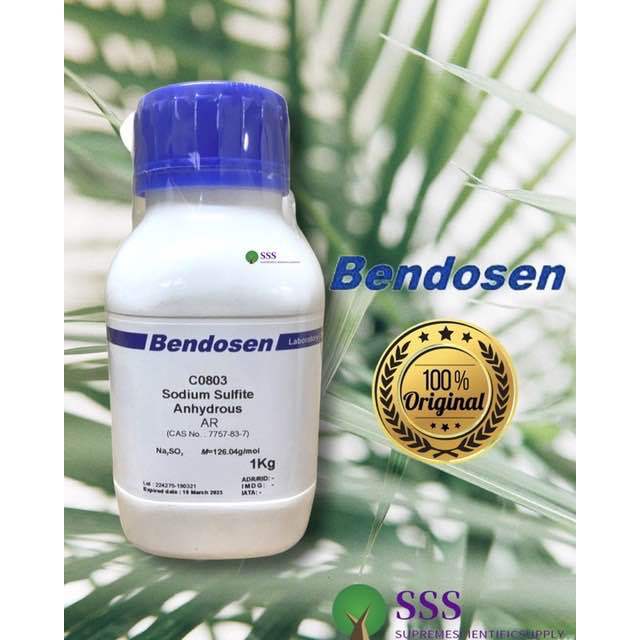 🔥[Ready stock]🔥Sodium Sulphite Anhydrous AR (Bendosen) 1kg | Lazada