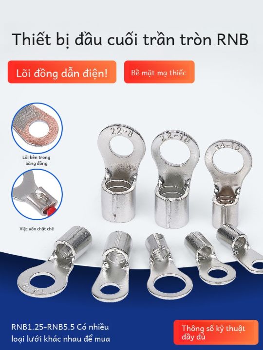 Cuộn Đầu Nối Dây Đồng Lạnh RNB1.25/2/3.5/5.5-3/4/5/6/8 Hình Tròn Cho ...