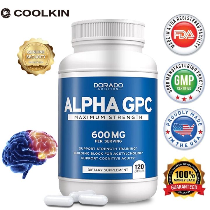 Alpha GPC Choline 600 mg. ประสิทธิภาพ สมอง ความจำ | Lazada.co.th