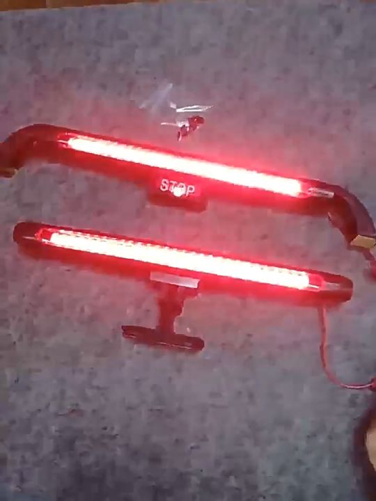 Universal Red LED Additional Brake Light Bar 28LED 12V Car High Mount ...