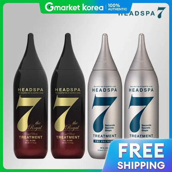 Headspa 7 | Head Spa 7 Best Treatment Set the Premium 210ml X 2 + Royal Black 210ml X 2 | Lazada PH