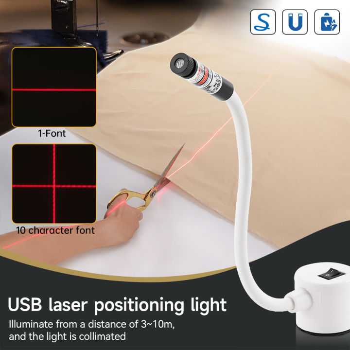 USB laser positioning light Cutting Base DC5V Line/Cross for Garment ...