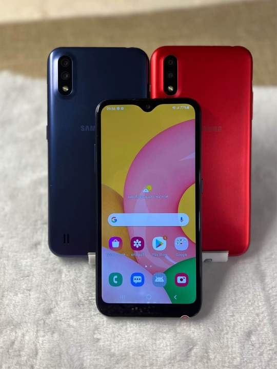 ซัมซุงA01สภาพสวยพร้อมใช้งานฟรีชุดชาร์จ | Lazada.co.th
