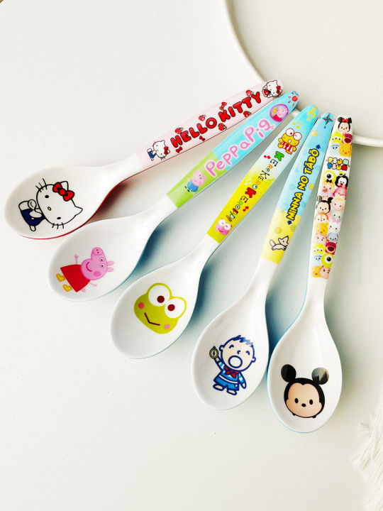 Cute Cartoon Premium Quality Spoons Dining Utensils Children Home Use ...