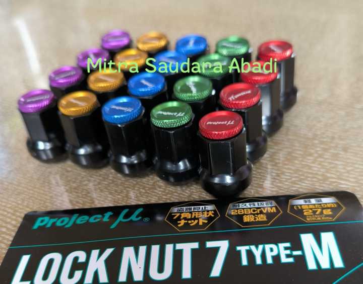 Mur Roda Racing Project U Type M untuk lobang baut kecil | Lazada Indonesia