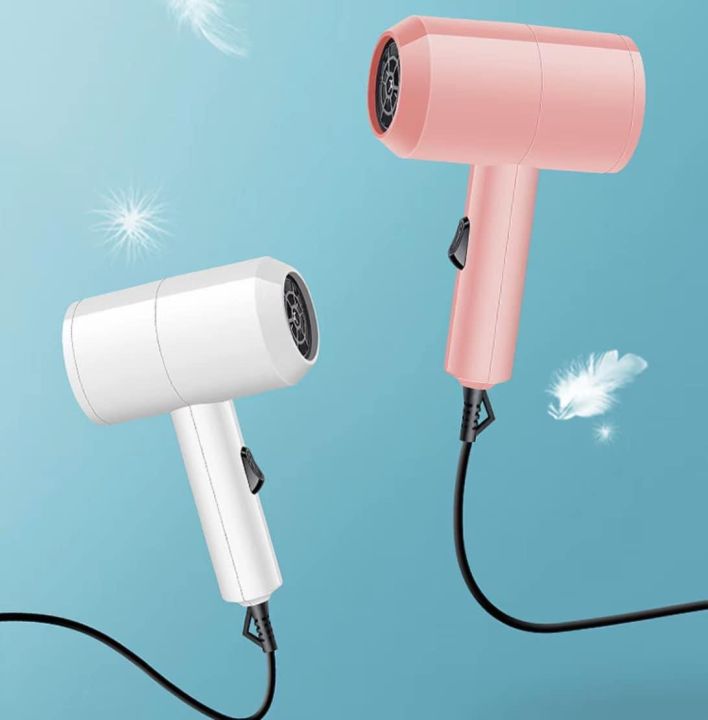 Hair Blower Mini Hair Dryer Small Portable Design Silent Noise ...