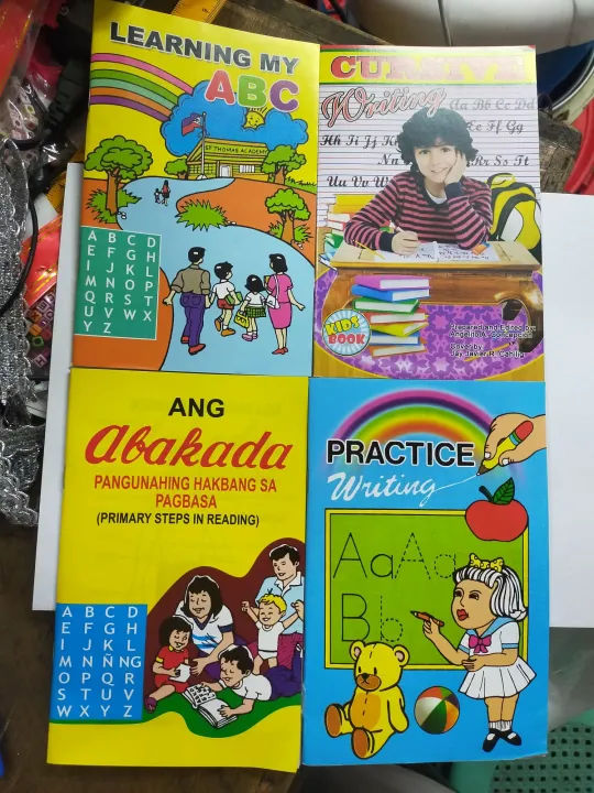 ABAKADA/LEARNING ABC/PRACTICE WRITING/CURSIVE WRITING EDUCATIONAL BOOK ...